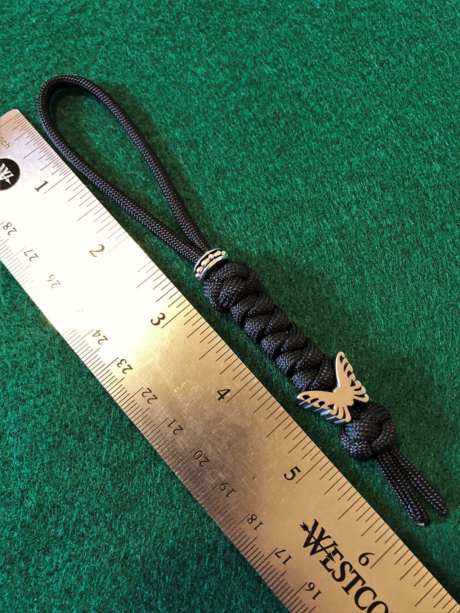 550 Paracord Lanyard Black Snake Knot With Titanium Benchmade - Etsy