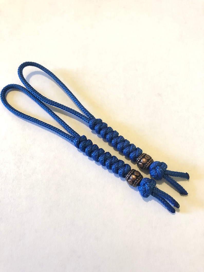 95 Paracord Micro Knife Lanyard 2pk Blue Cord Snake Knot With | Etsy