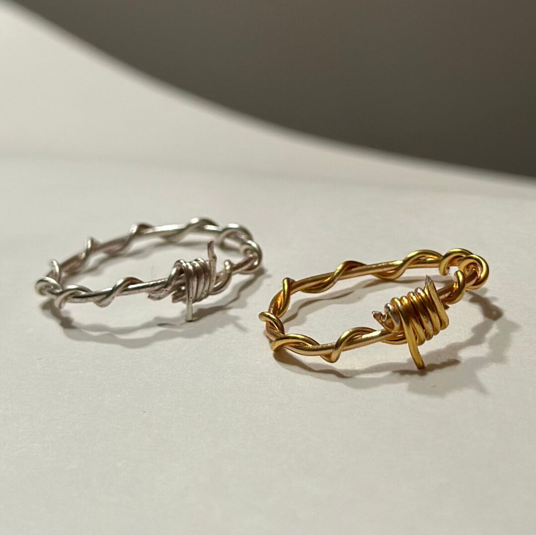 Barbed Wire Ring, Alternative, Punk, Gothic, Spike, Grunge, Metal ...