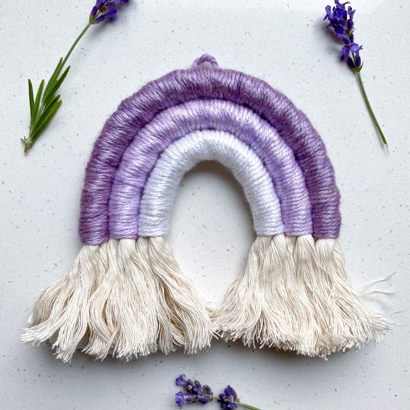 Rainbow Macrame - Etsy