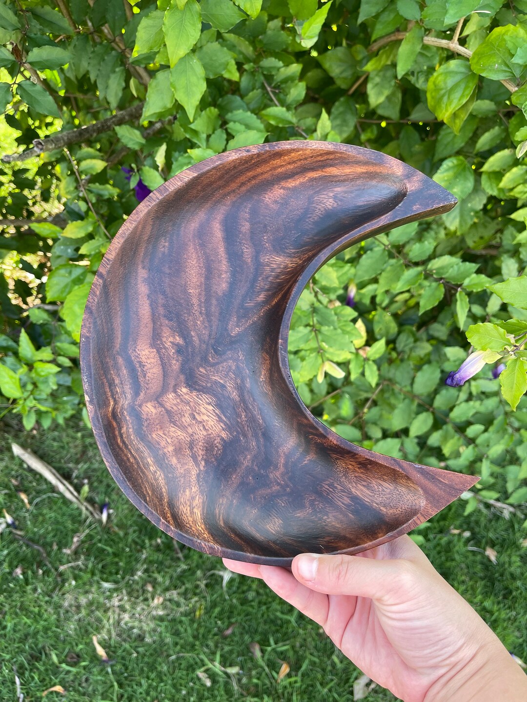 WHOLESALE Handmade Wooden Moon Bowls | BULK Candle Lunar Bowls | Moon ...