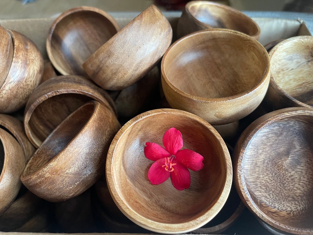 WHOLESALE Mini Round Wood Bowls | Mini Bowls | Tea Light Bowl | Candle ...
