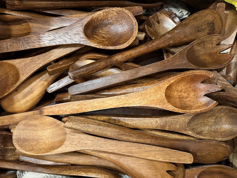 WHOLESALE Wooden Utensil Sets | Wooden Spoon & Fork | Wood Spoons ...