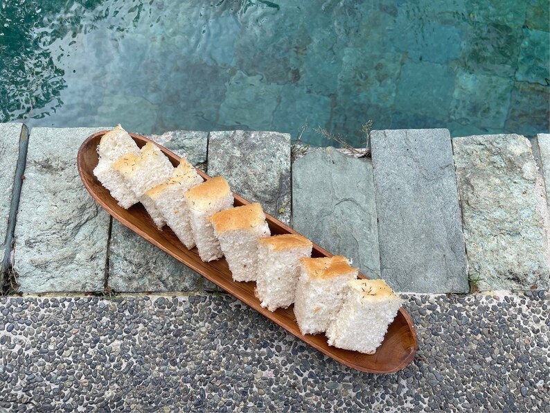 Extra Large 18" Long Oval Dough Bowl | Long Candle Vessel | Long Oval ...