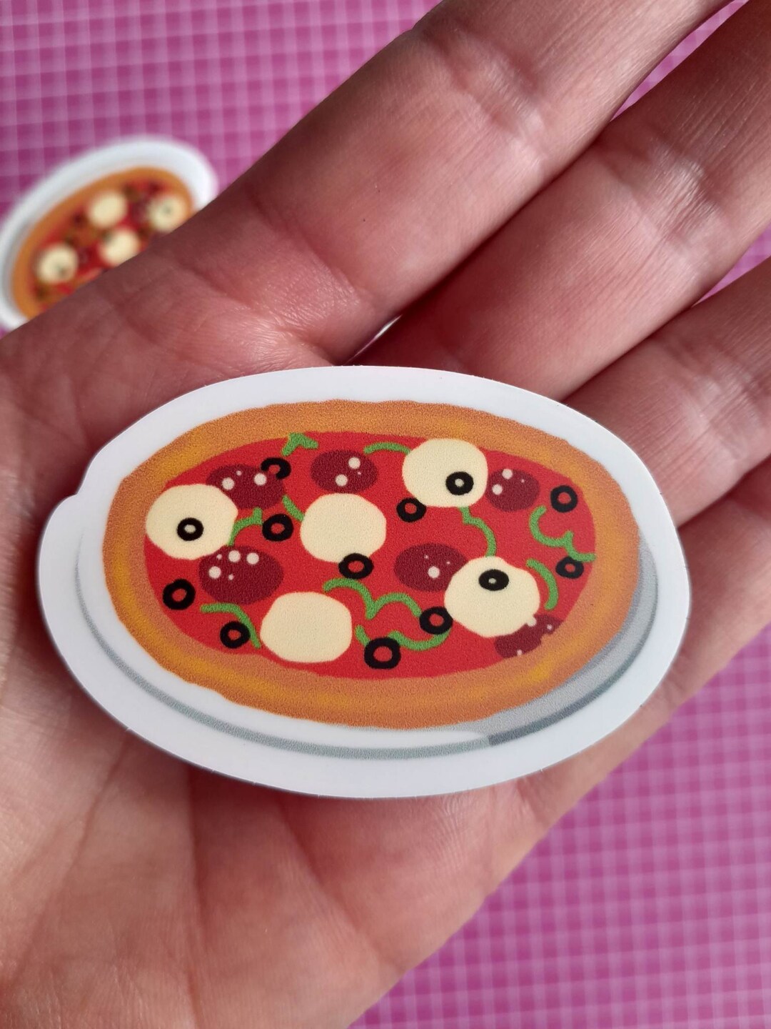 Pizza Sticker, Pizza Vinyl Sticker, Sticker for Pizza Addict, Sticker ...