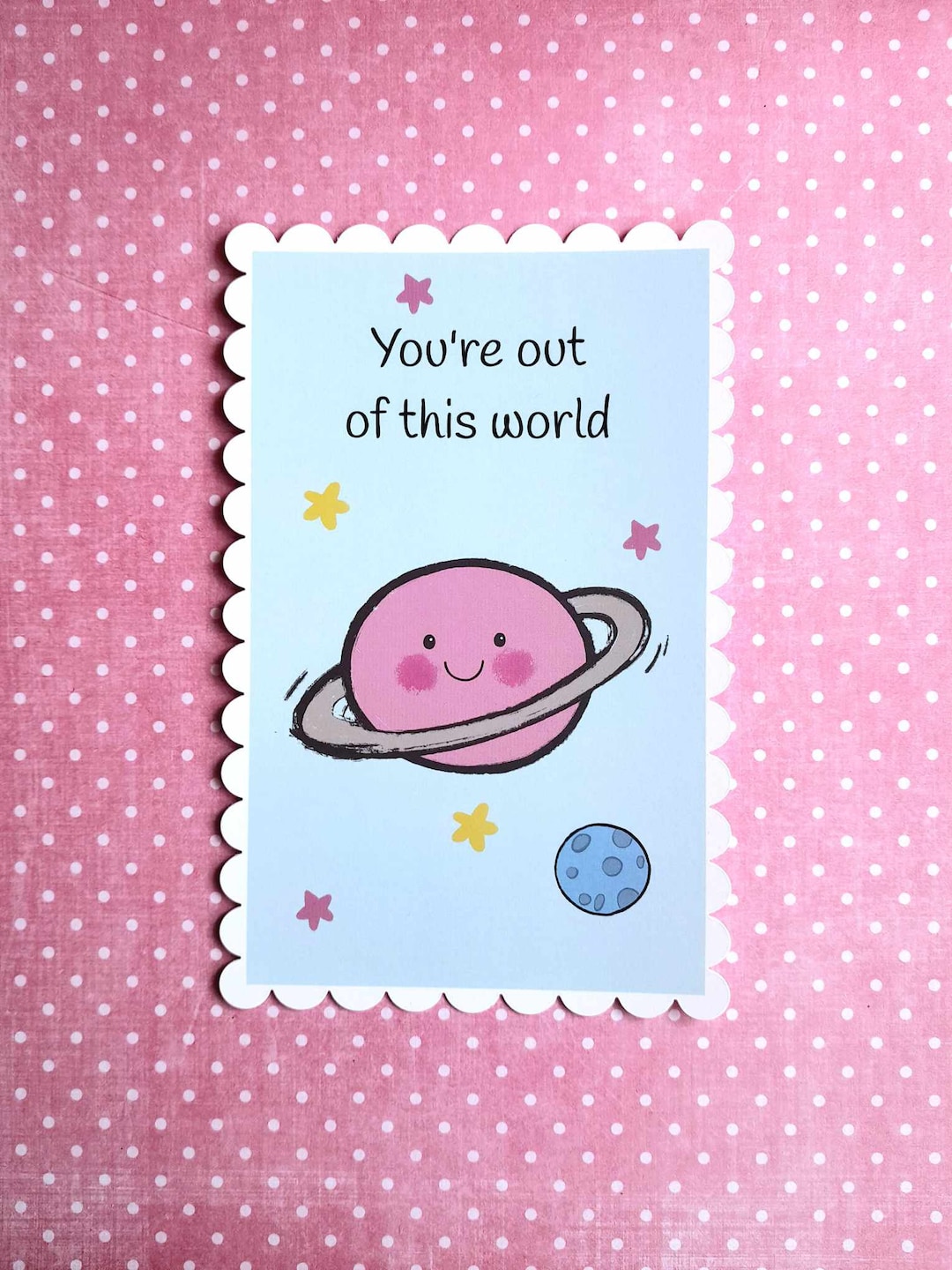You're Out of This World Card, Card to Say you Are Extraordinary, All ...
