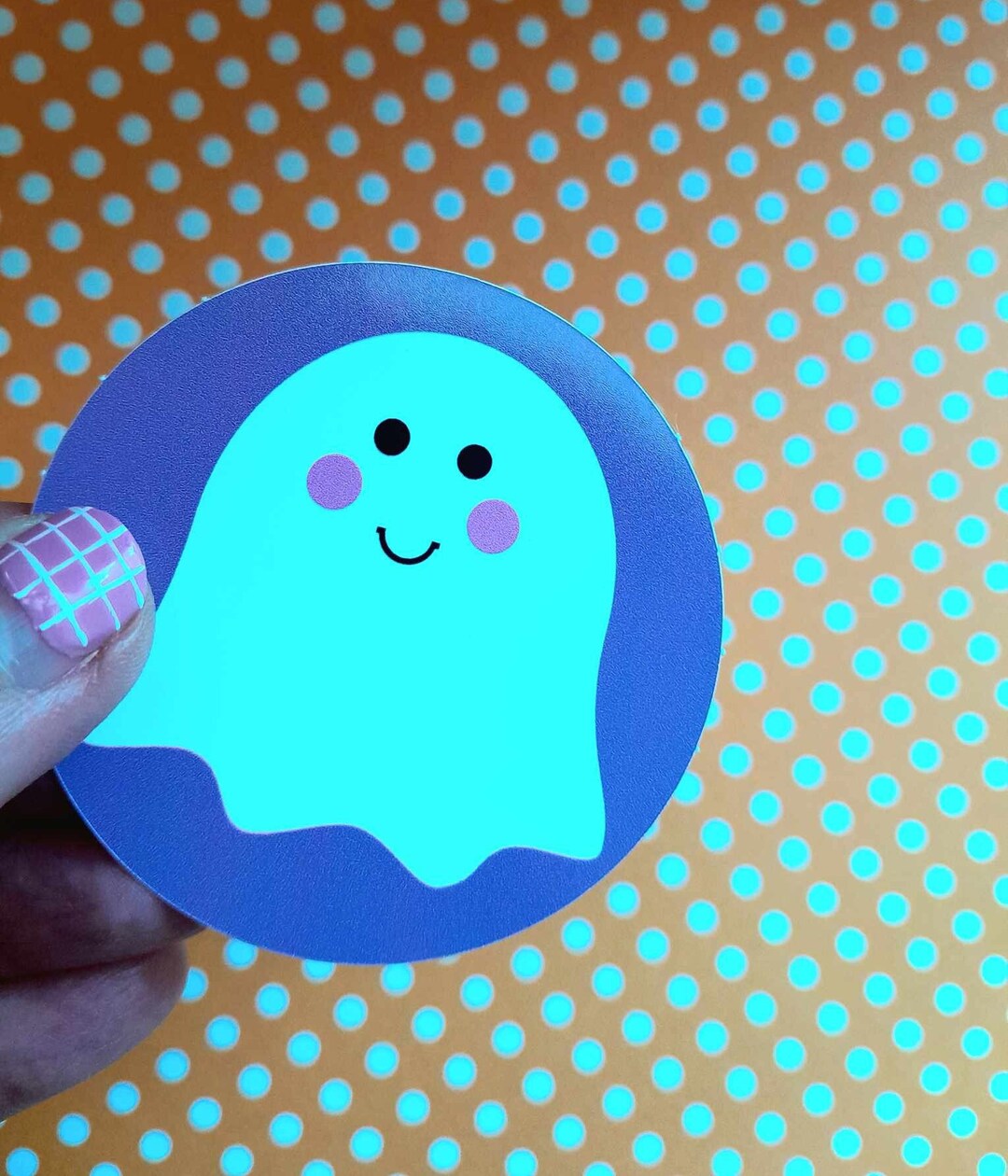 Cute Ghost Sticker , Ghost Vinyl Sticker , Sticker for Those Who Love ...