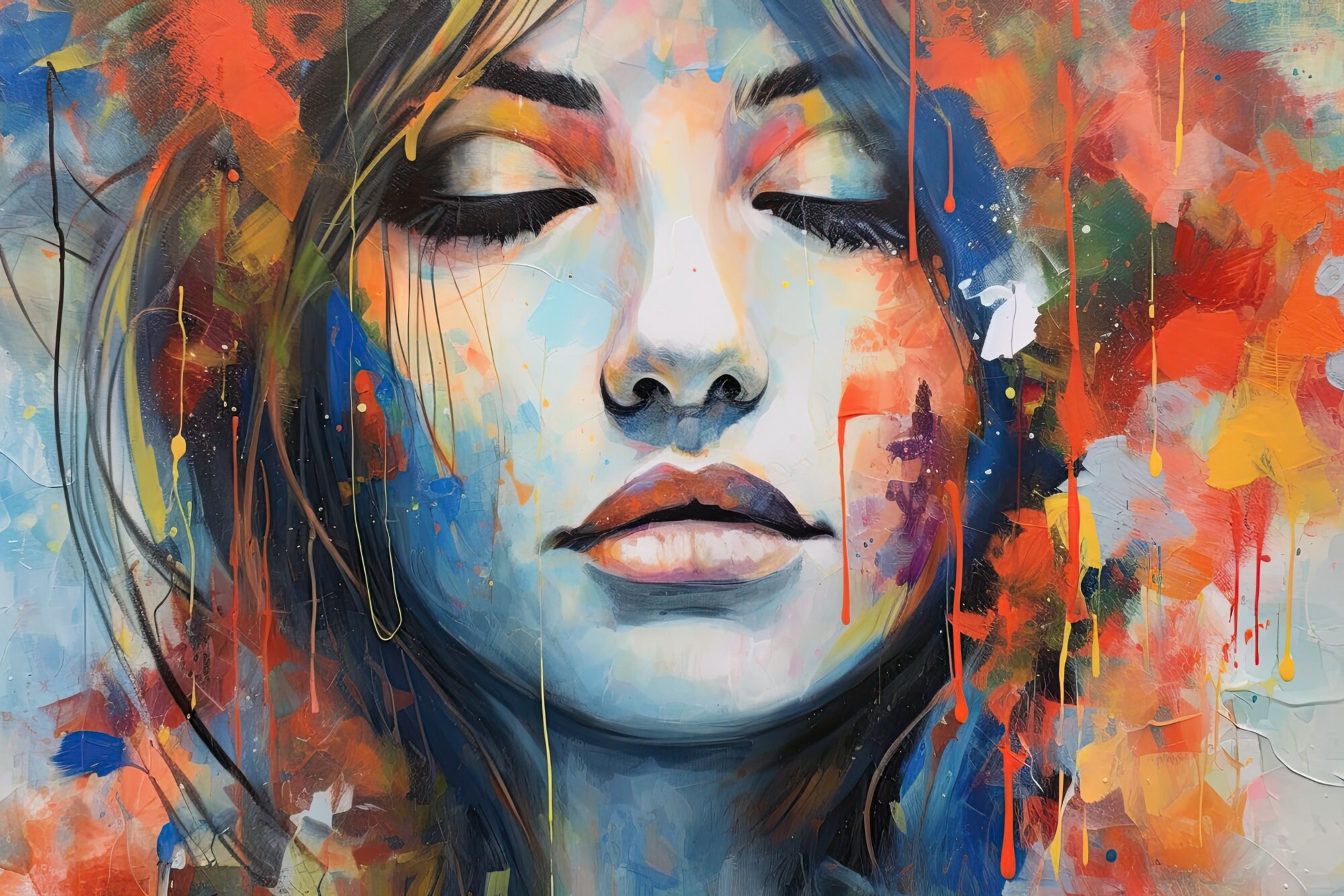 Abstract Colorful Art Digital Print Abstract Art - Etsy