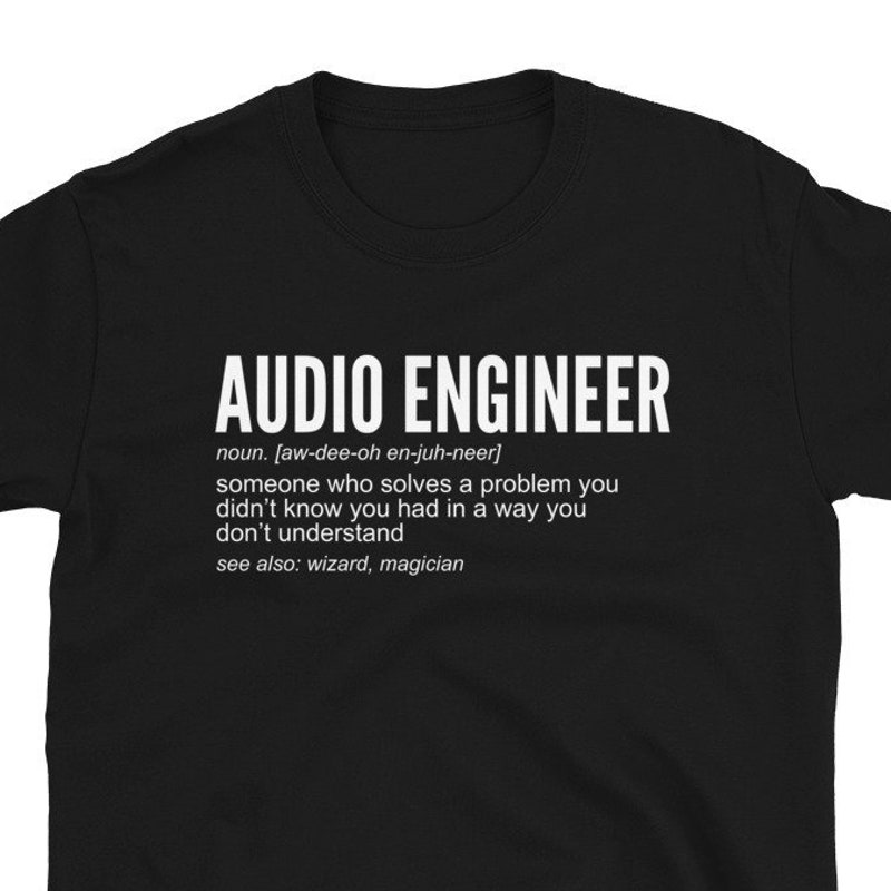 Audio Engineer Shirt - Etsy