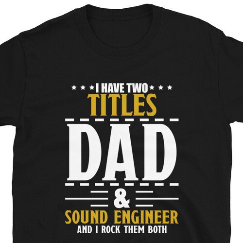Audio Engineer Shirt Sound Guy Shirts & Audio Engineer Gift - Etsy