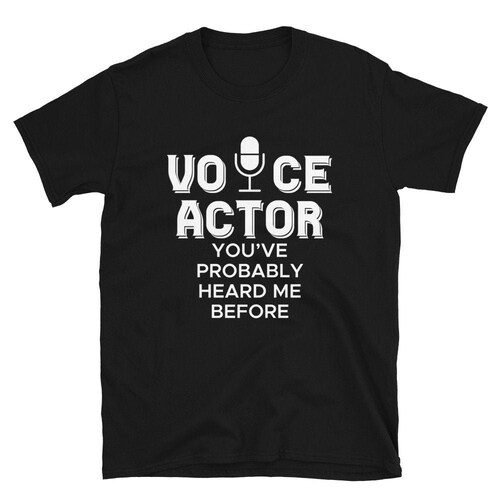 Voice Actor Talking to Myself Speaker Gift T-shirt Voice - Etsy