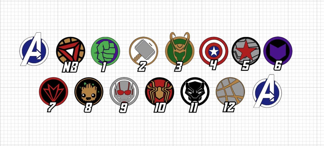 Superhero Milestone Banner: Avengers Birthday Party Decor - Etsy