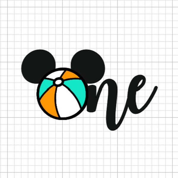 Mickey Pool Party Cake Topper - Etsy