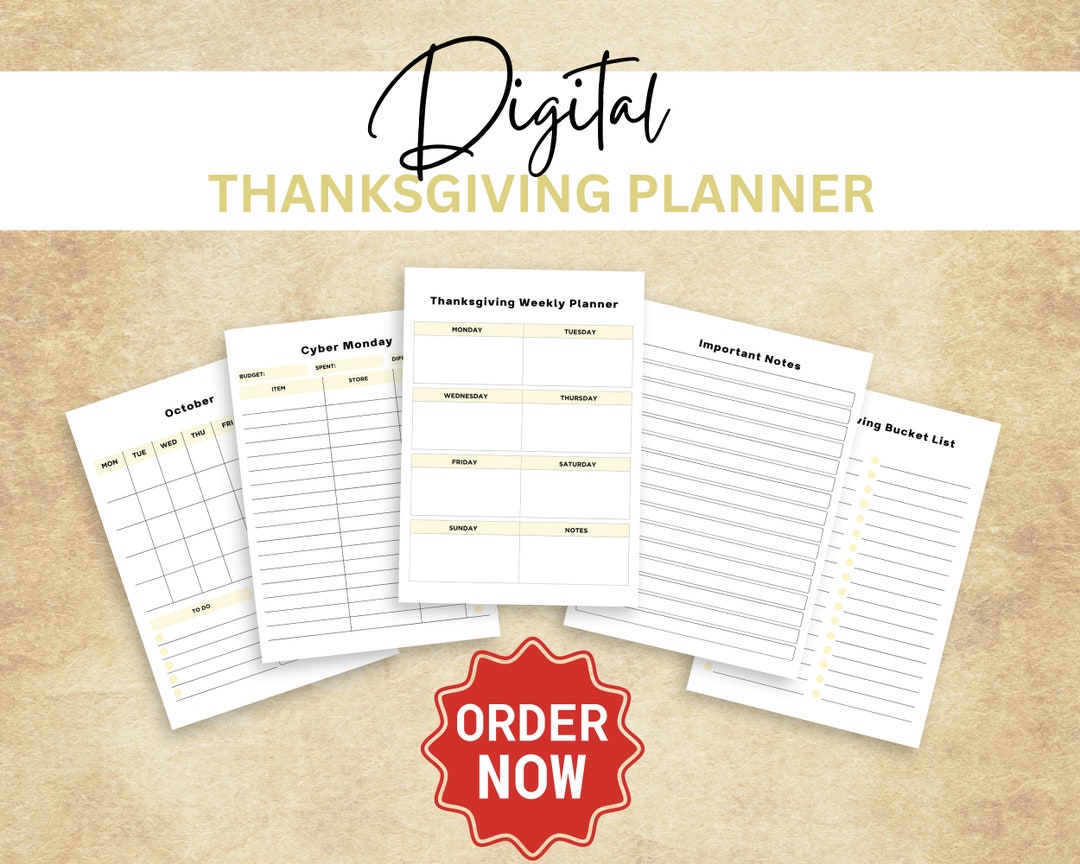 Thanksgiving Dinner Planning, Holiday Party Organization, a Guide to ...