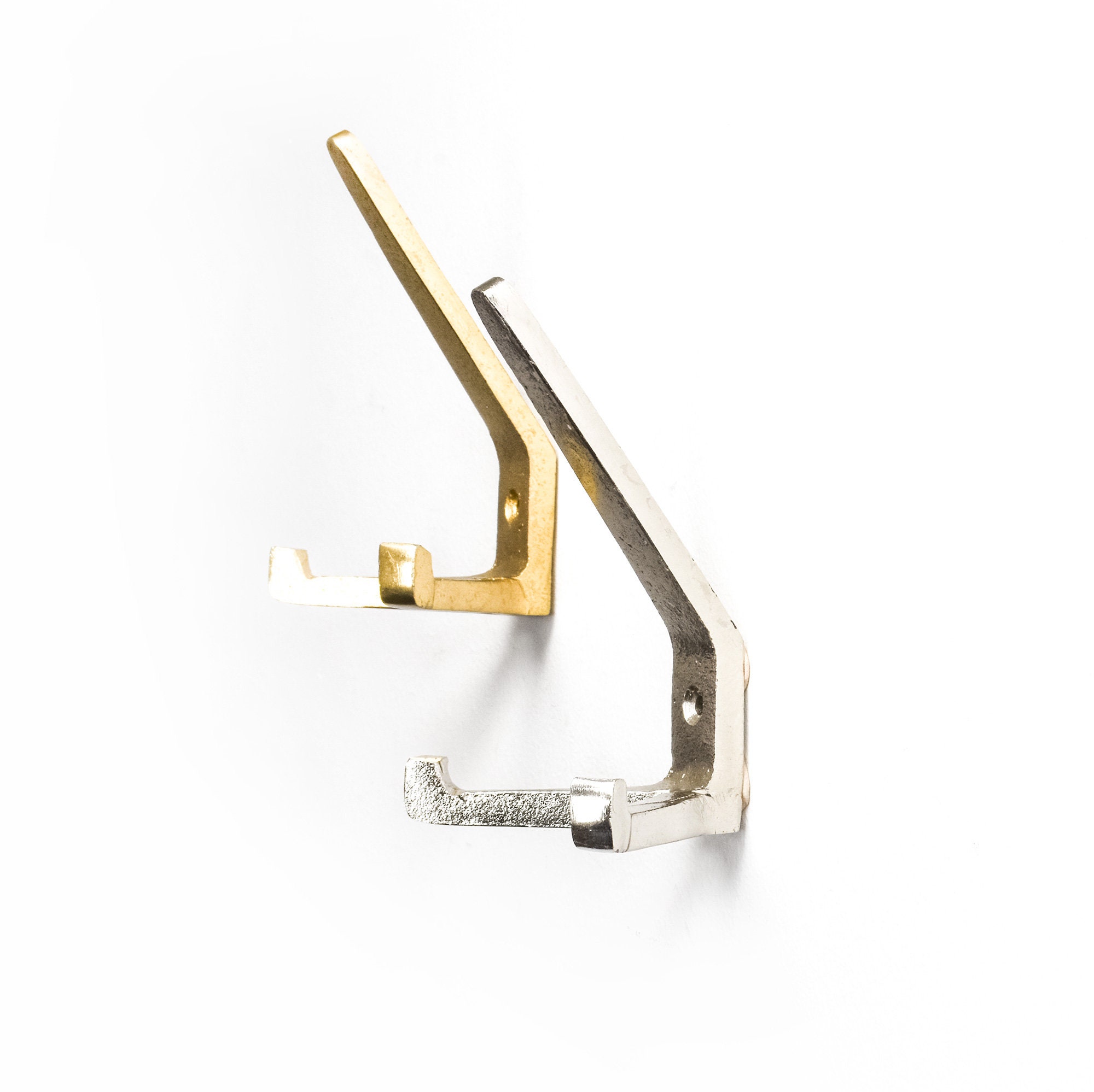 Silver 3-point Wall Hook Modern Wall Decor Vintage Coat | Etsy