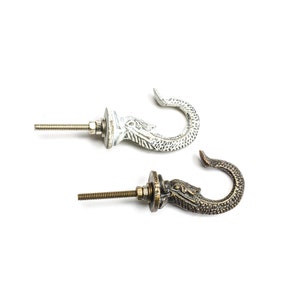 Fish Ceiling Hook, Traditional Wall Decor, Vintage Coat Hook, Entrance ...