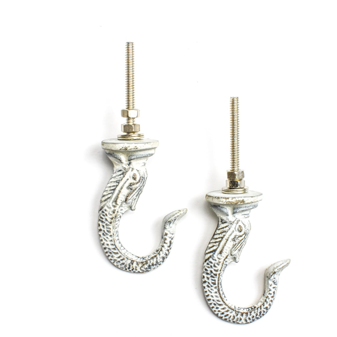 Rustic White Fish Ceiling Hook Traditional Wall Decor - Etsy