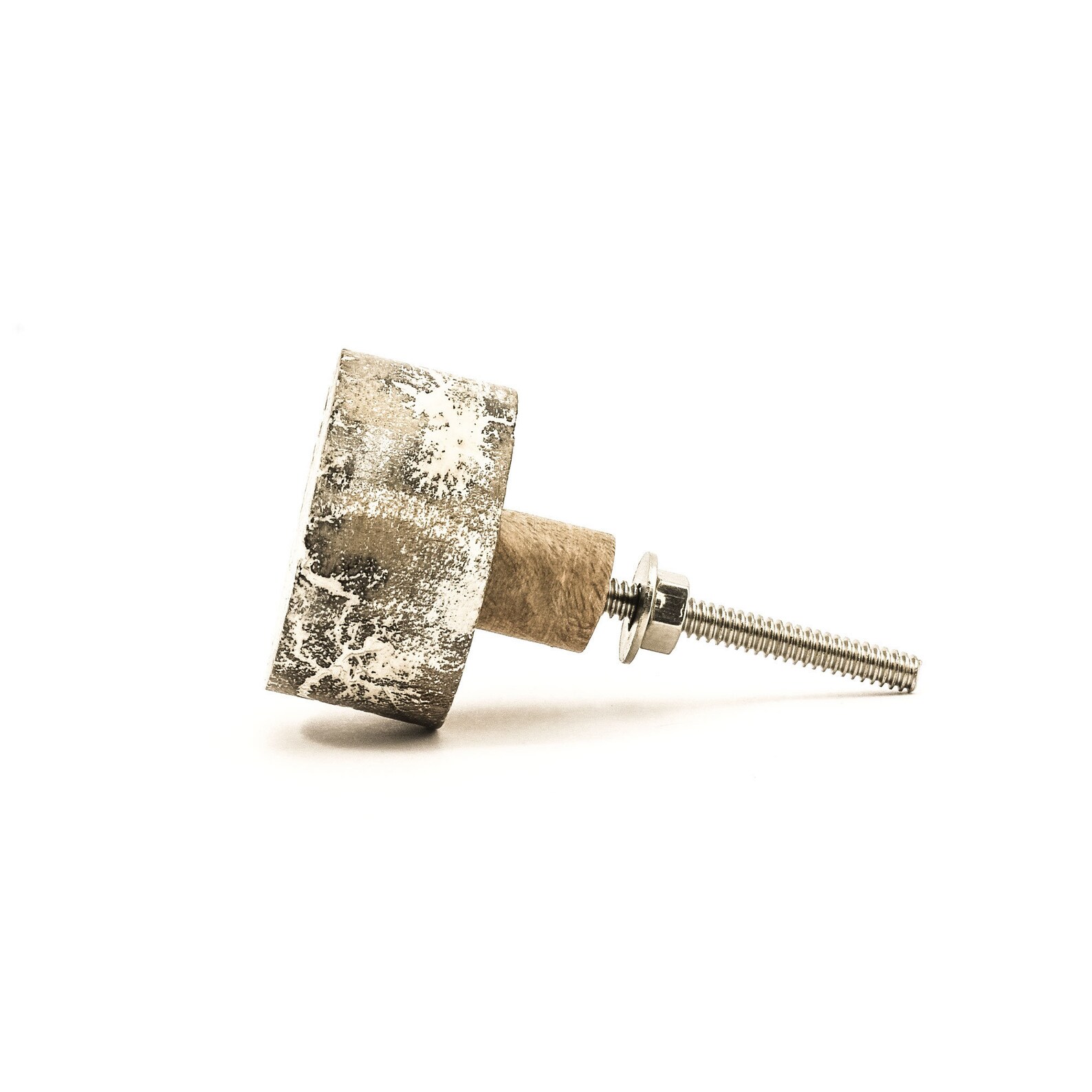 Round Natural Wood Knob Wooden Cabinet Knob Furniture - Etsy