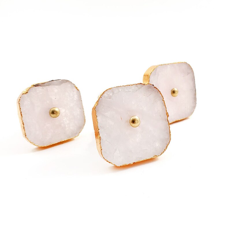 Quartz Crystal Knobs - Etsy