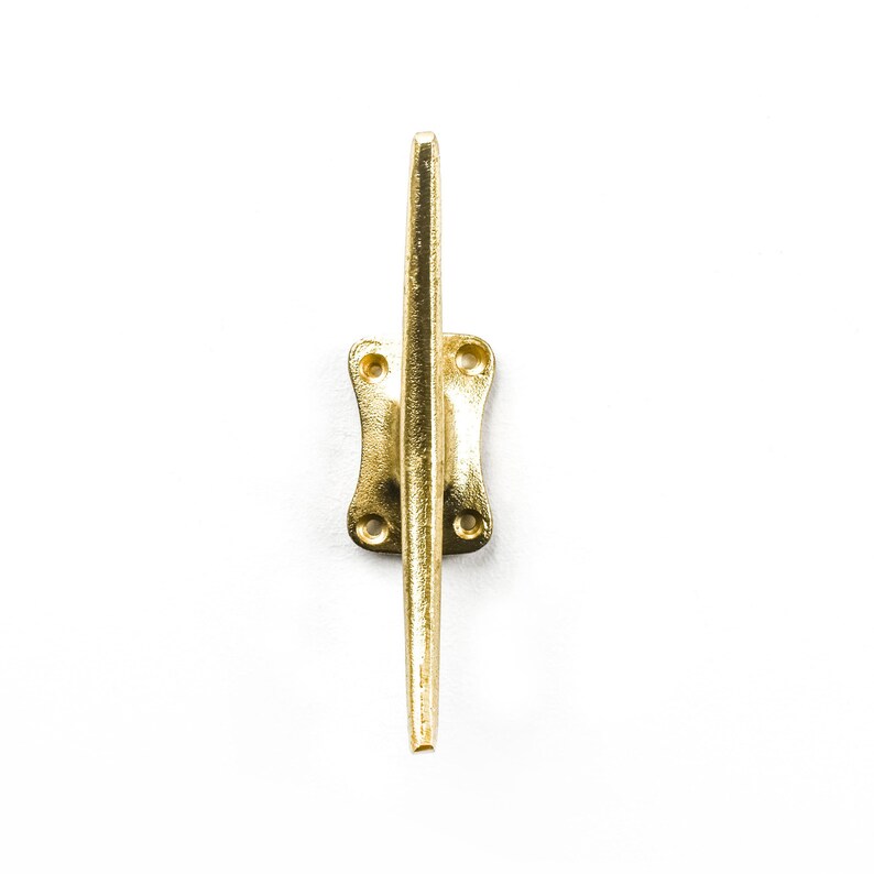 Gold Sleek Wall Hook, Modern Wall Decor, Modern Coat Hook, Entrance ...