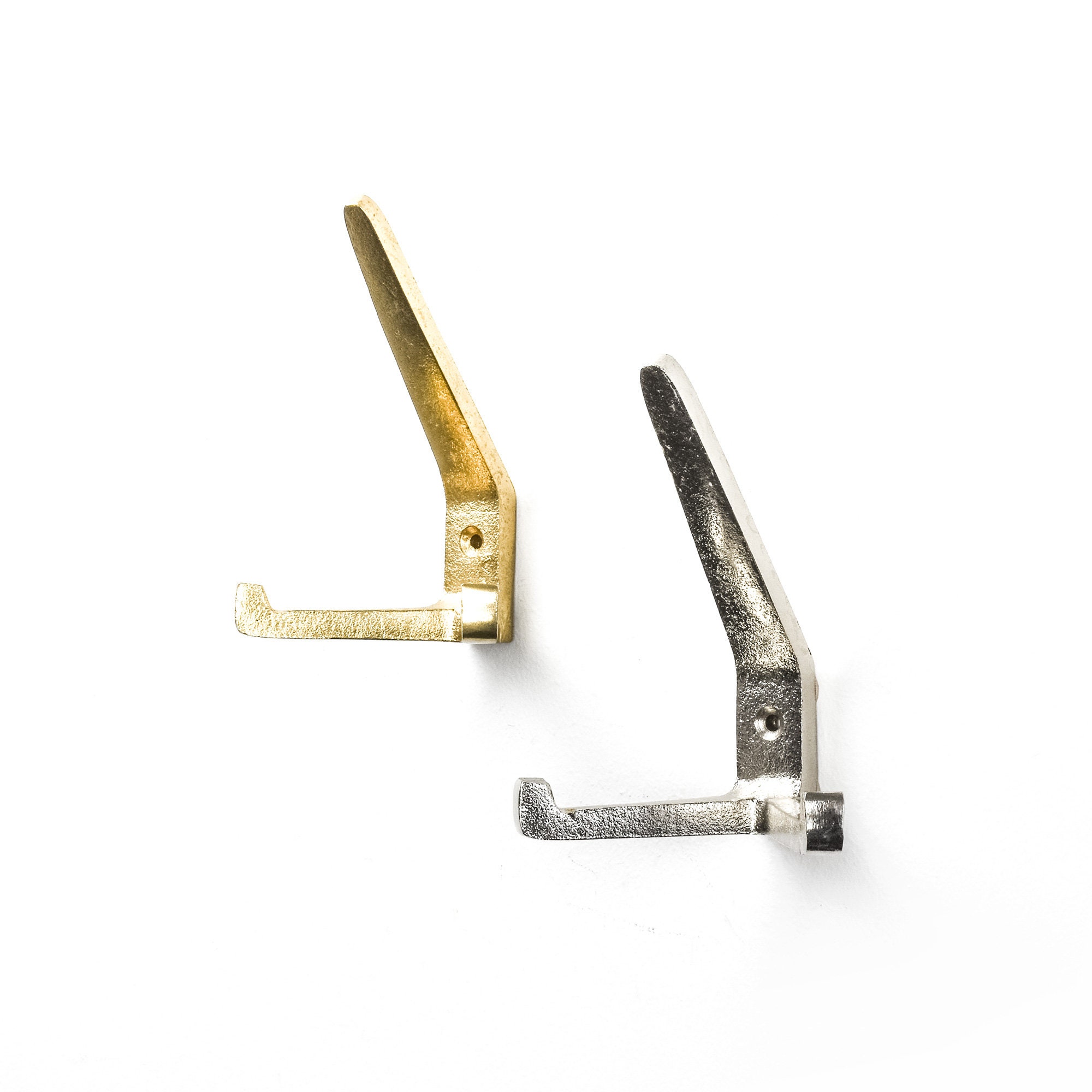 Silver 3-point Wall Hook Modern Wall Decor Vintage Coat | Etsy