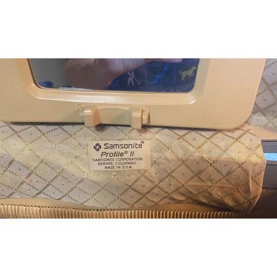 Vintage Samsonite Profile II Train Case Vanity Makeup… - Gem