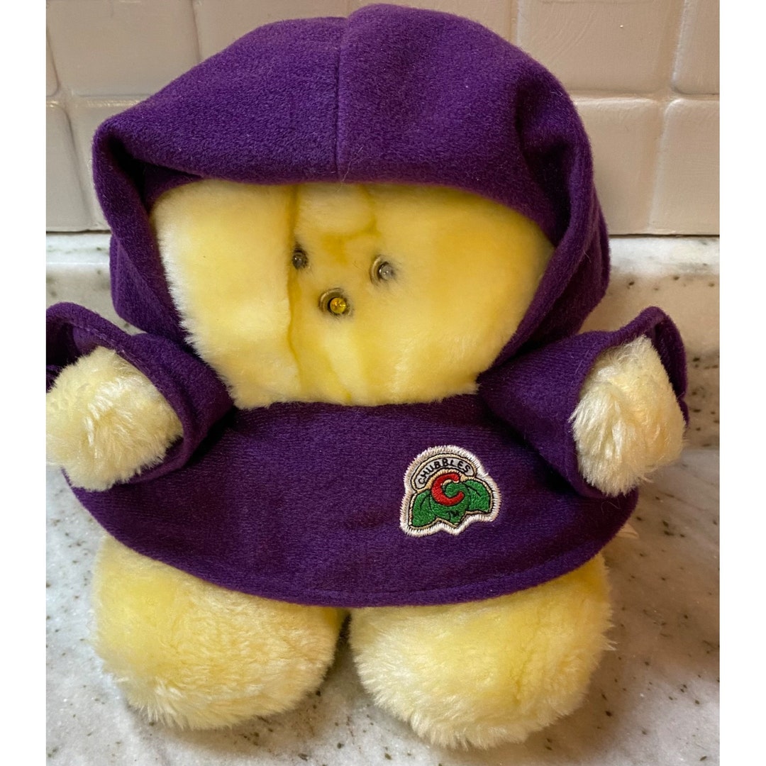 Vintage Chubbles 1980s Animal Fair Plush 9 WORKS Sounds Lights Purple ...