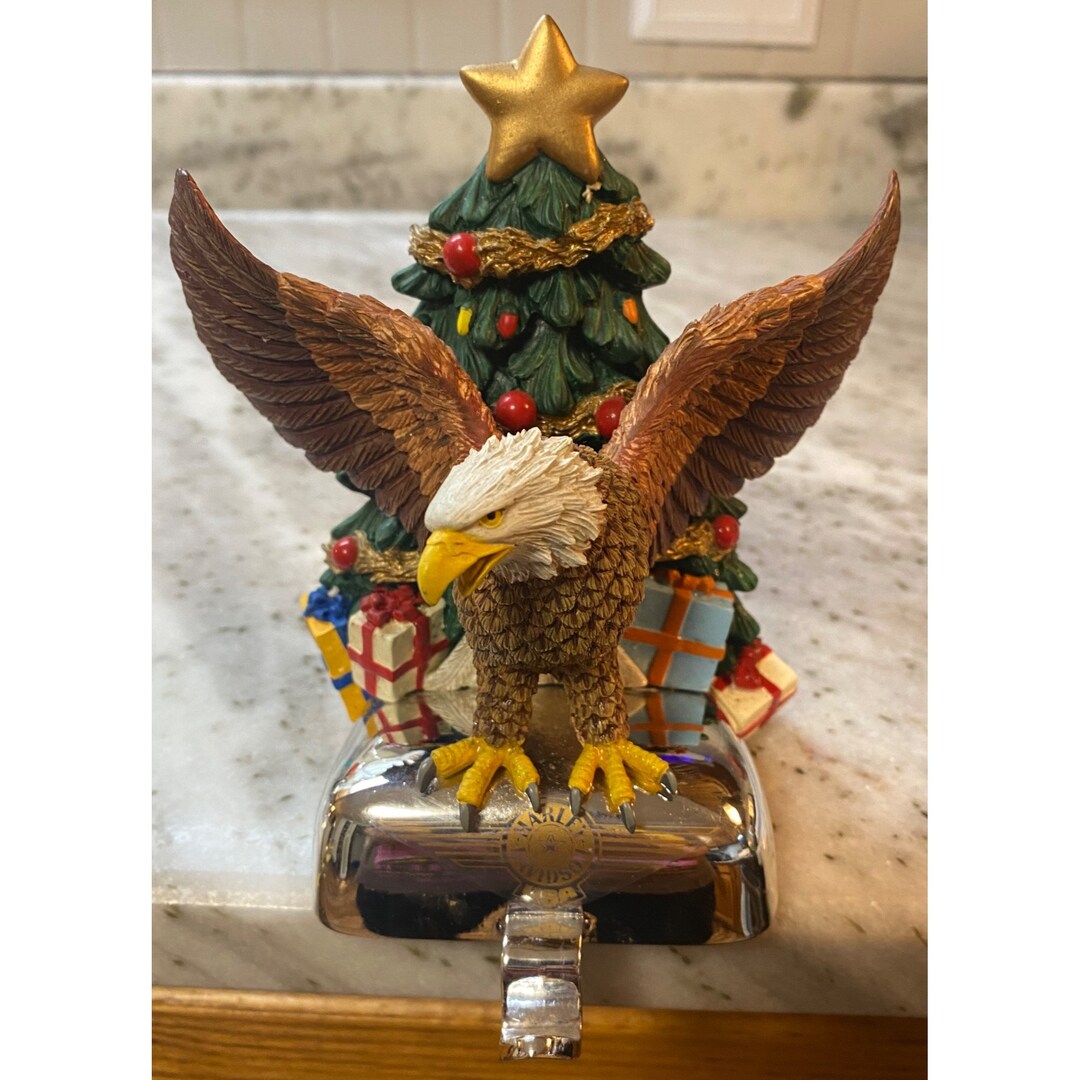 Vintage 1999 Harley Davidson Eagle Christmas Tree Stocking Hanger - Etsy