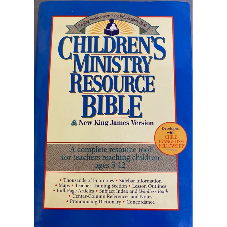 Childrens Ministry Resource Bible New King James Version Hardcover Book ...