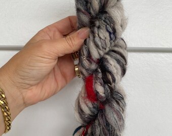 Golden Moon - Hand Spun Wool Art Yarn Knit Wall Hanging - Textile Art ...