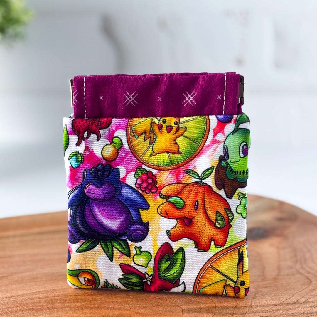 Small Squeeze Flex Frame Pinch Pouch / Game Characters - Etsy