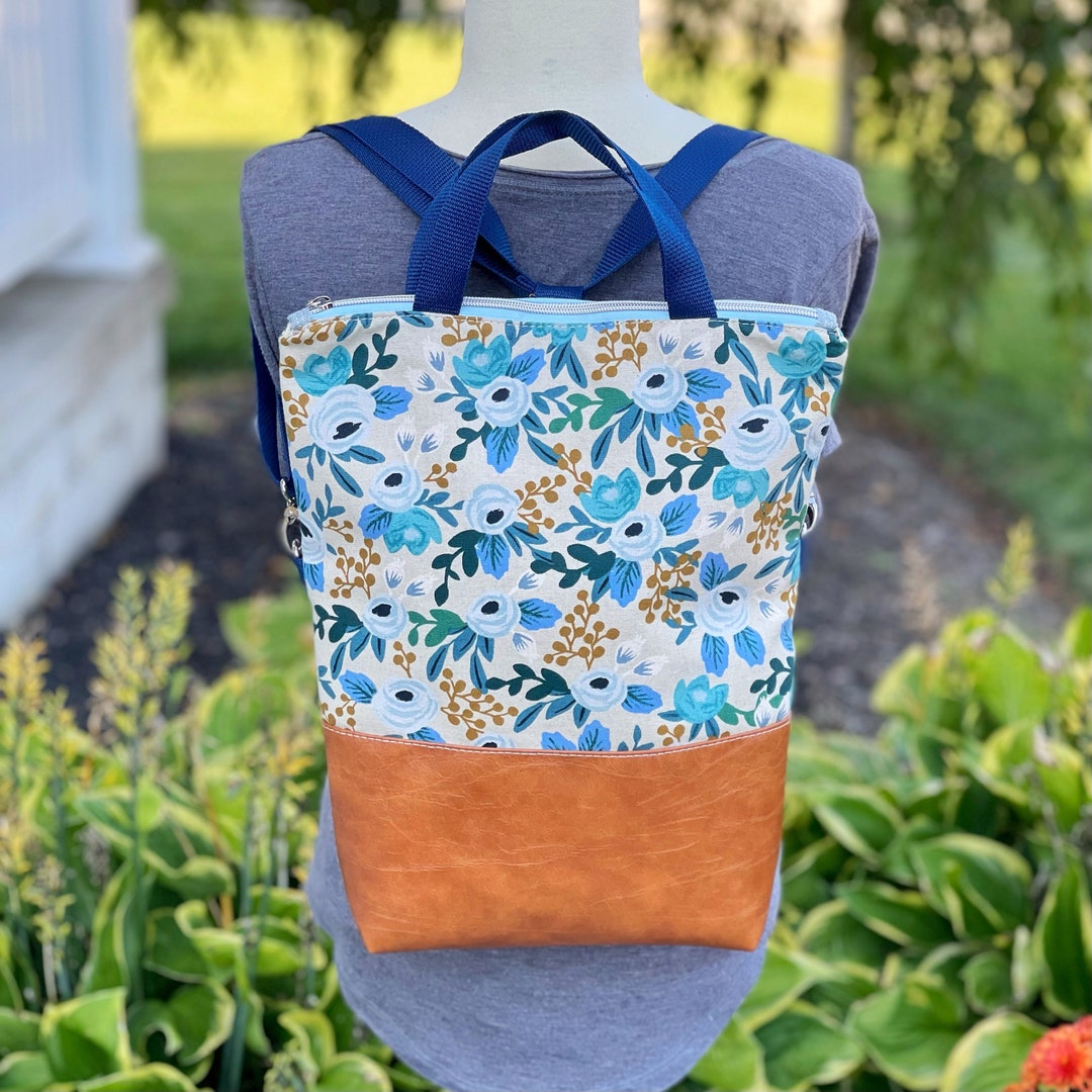 Backpack / Convertible Backpack / Fold Over Tote / Crossbody Bag ...