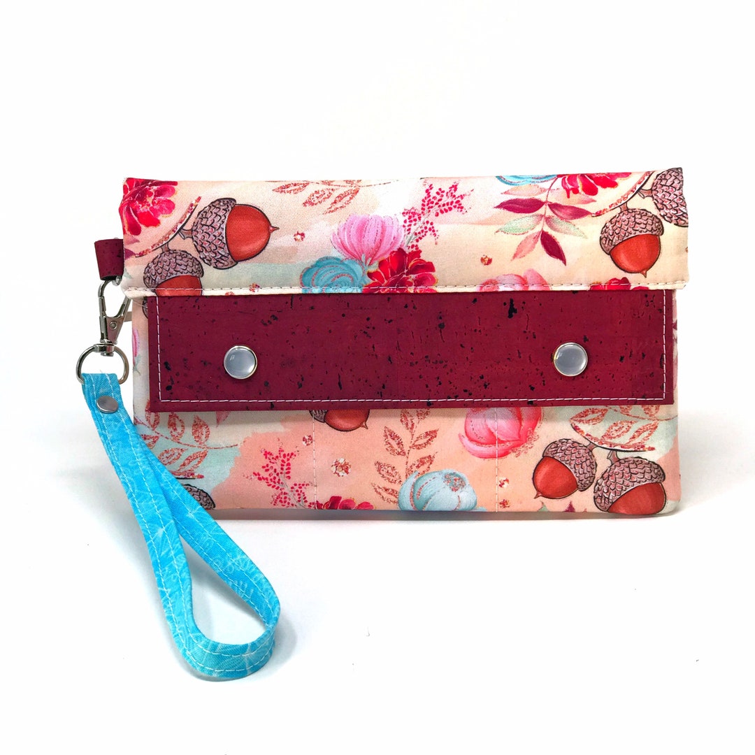 Women's Wallet / Fabric Wallet / Large Wallet / Zipper Wallet / Autumn ...