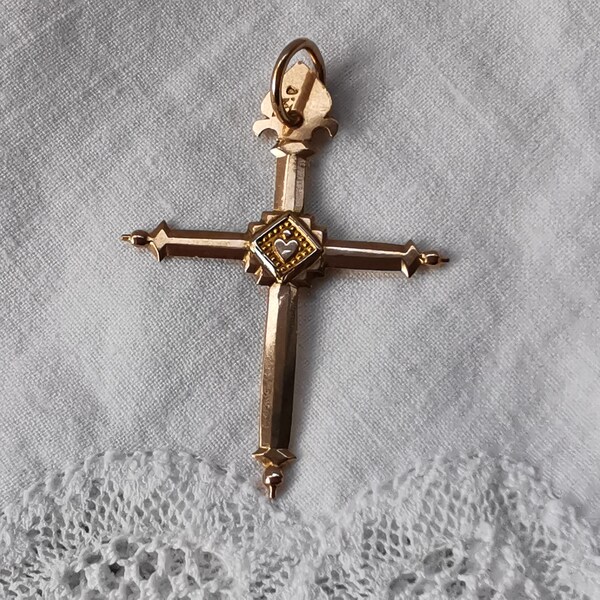 Old Cross Pendant - Etsy