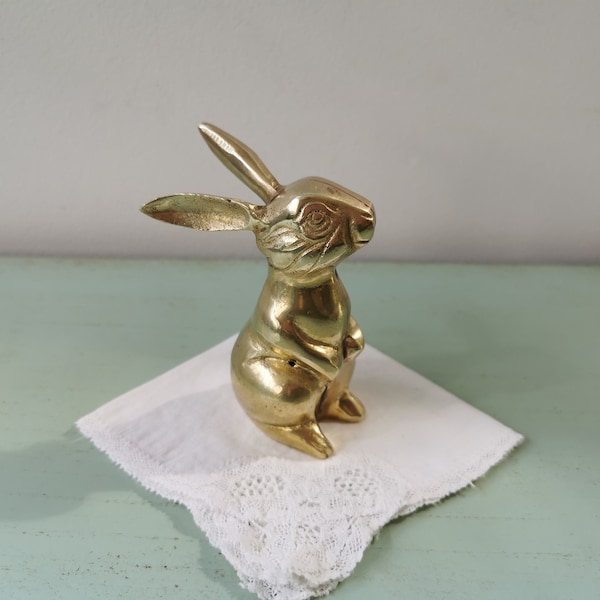 Brass Rabbit - Etsy