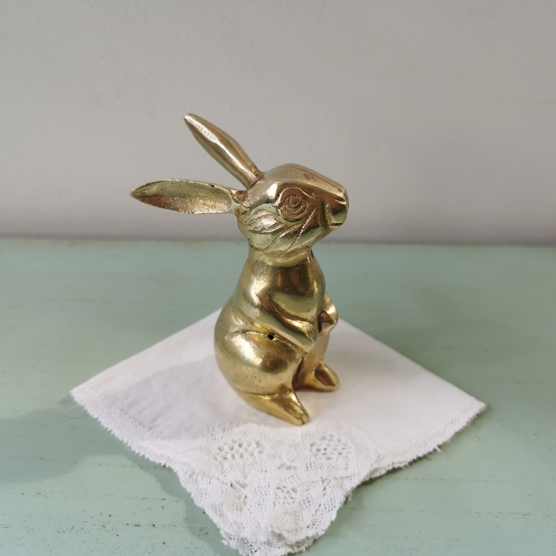 Brass Rabbit - Etsy