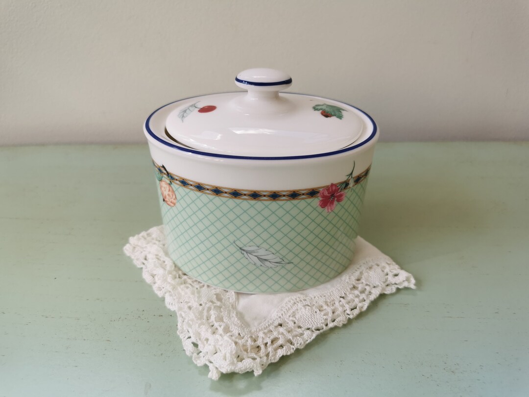Vintage Wedgwood Fruit Symphony Porcelain Sugar Box - Etsy UK