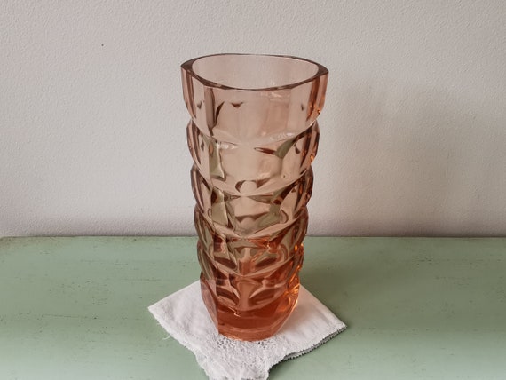 Vintage Windsor Rosaline Luminarc Vase - Etsy