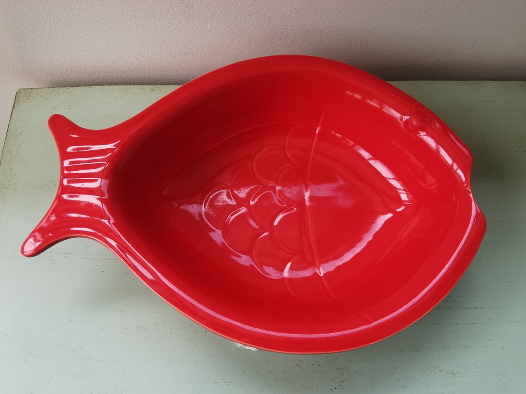 Vintage Appolia Goldfish Baking Dish - Etsy