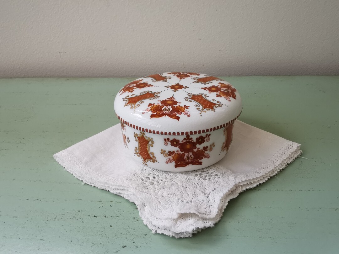 Small Enamel Box Arta Made in Austria Vintage - Etsy