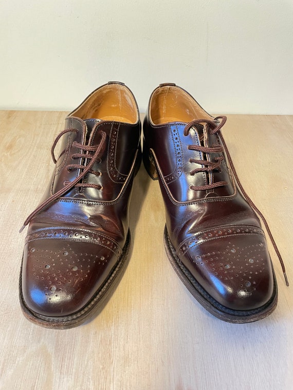 1960's Loake mens shoes brogues in brown - vintage or… - Gem