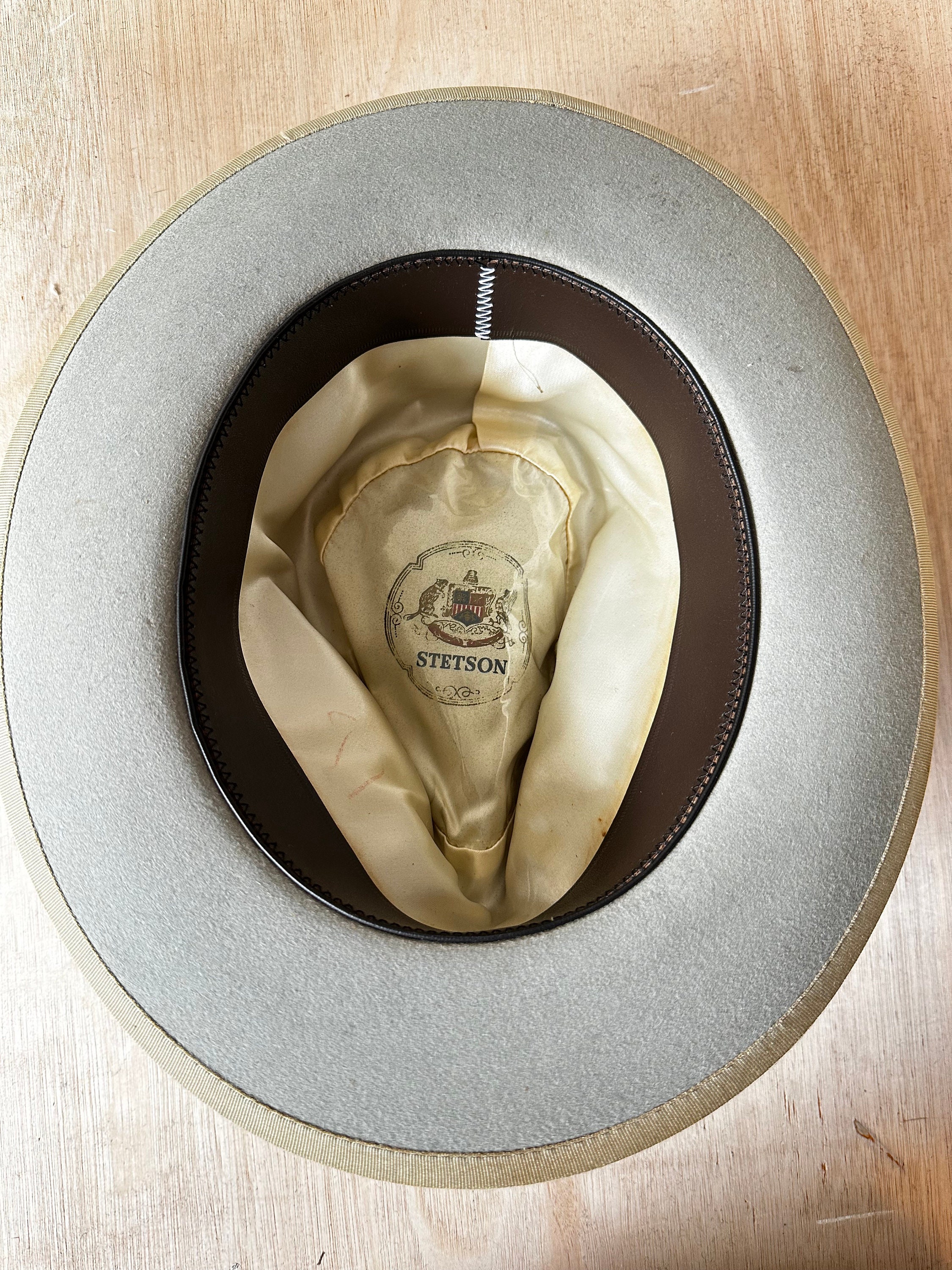 Vintage 1940's Royal STETSON Original Men's Fedora Hat in Fur Felt Size ...