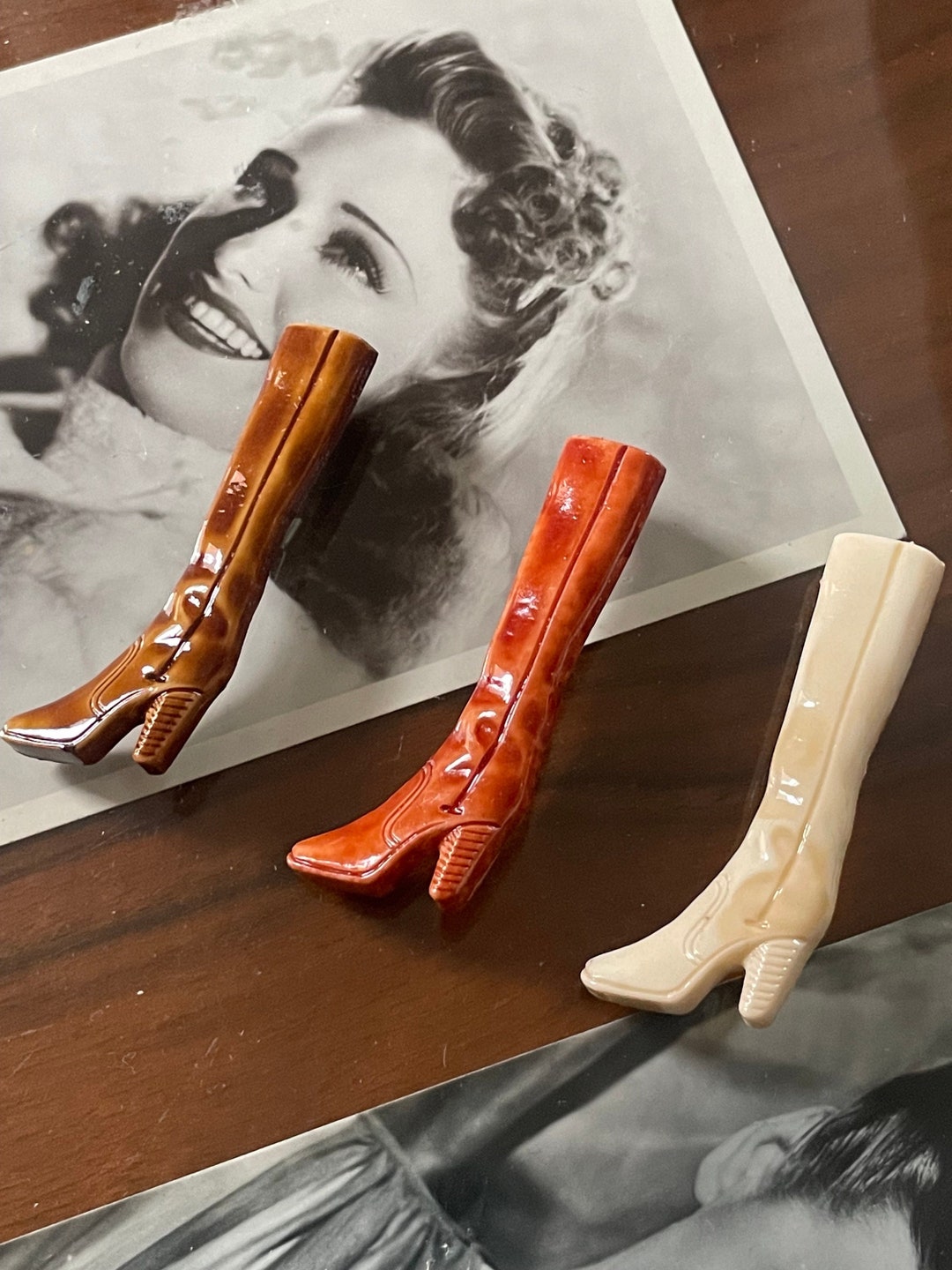 Western Style 1950's Original Boot Brooch Original and Never Worn in ...