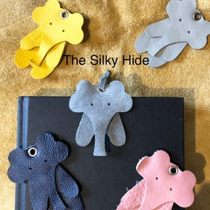 Elephant Bookmark, Leather Elephant Bookmark, Elephant Page Keeper ...