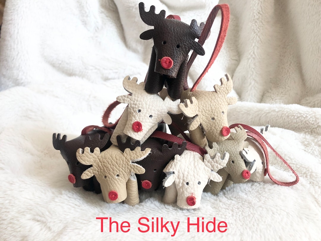 Reindeer Decoration, Rudolph Decoration, Deer Keychain, Deer Decoration ...