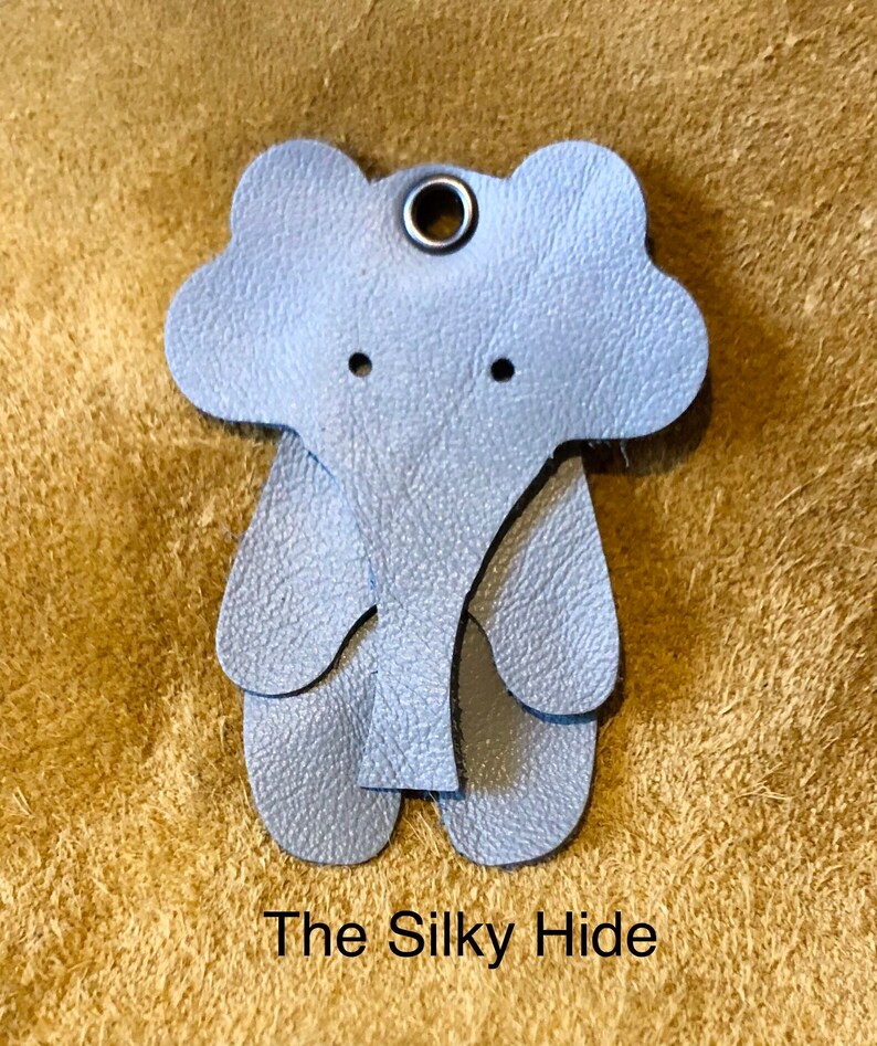 Elephant Keyring Elephant Keychain Elephant Key Fob Leather - Etsy
