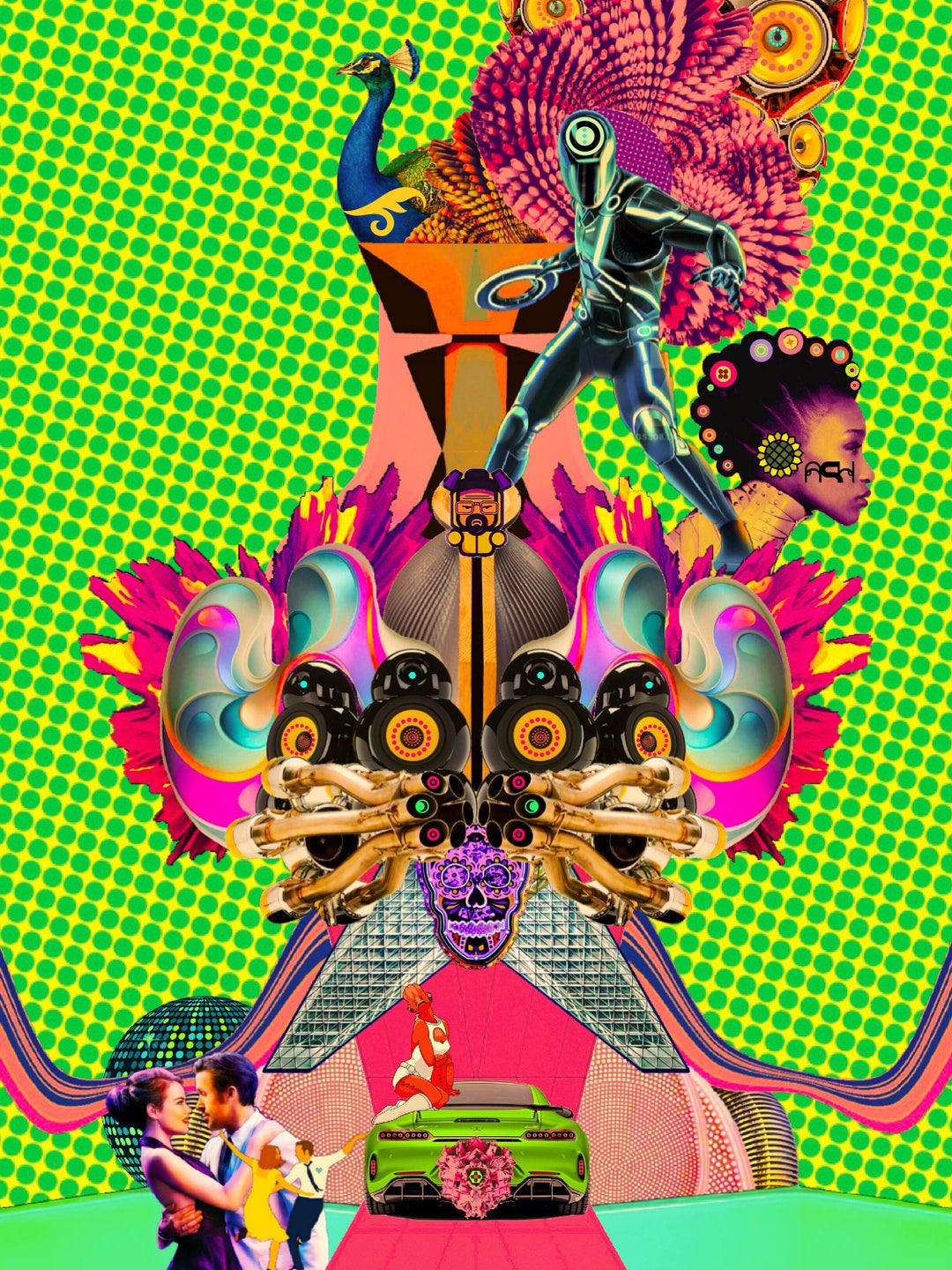 20x30 Framed Digital Pop Art Piece - Etsy