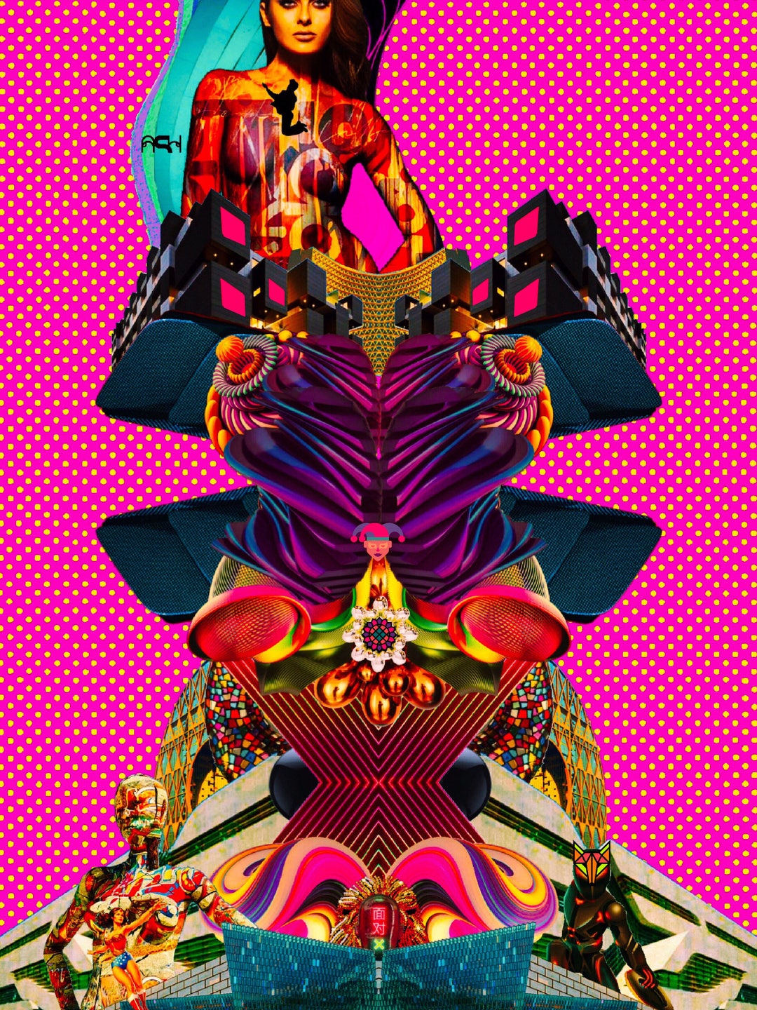 20x30 Framed Digital Pop Art Piece - Etsy