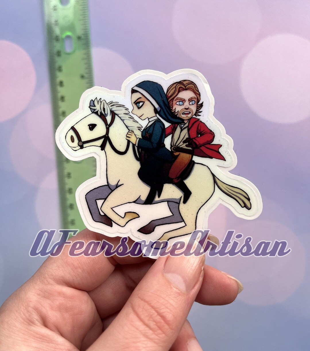 Vinyl Sticker- Simone and Wiley on the Run - Mrs. Davis Inspired - Etsy