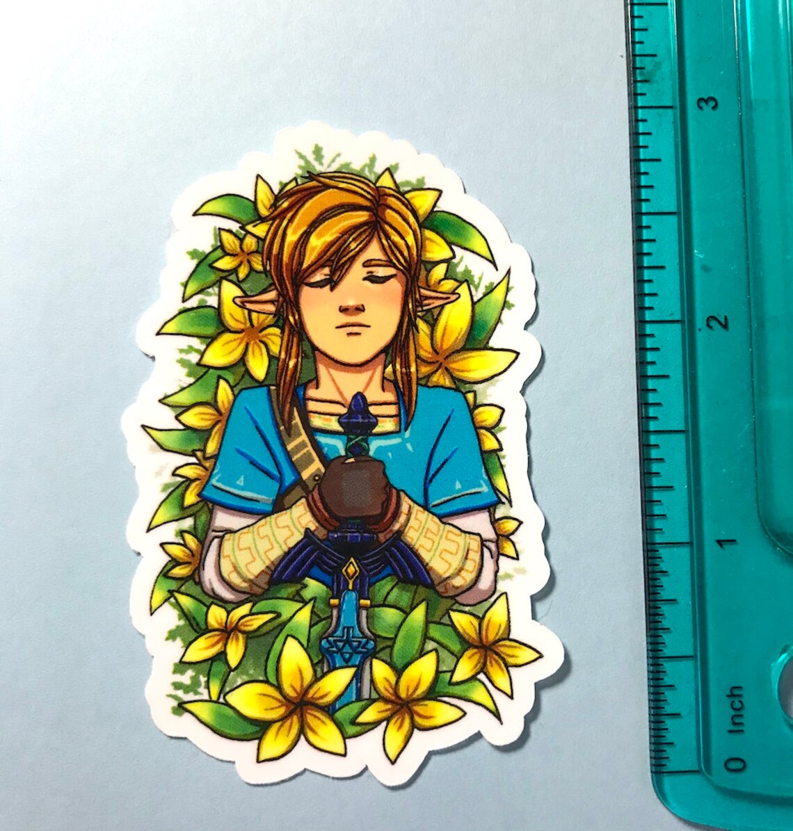 Zelda BoTW Sticker set Korok Link and Zelda | Etsy